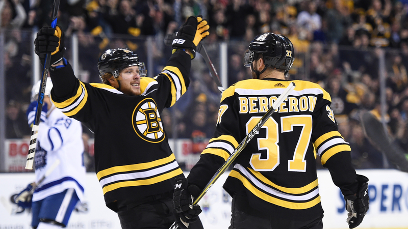 Quality Forechecking Leads To Patrice Bergeron's Early Goal Vs. Maple ...
