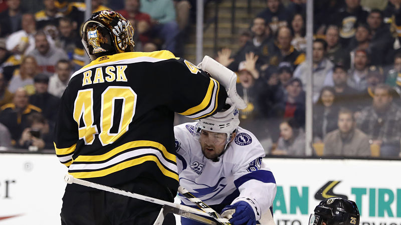 Tuukka Rask Has Perfect Way Of Cooling Down After Fight Vs. Lightning ...
