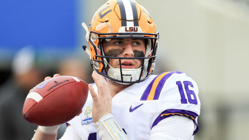 Patriots Finally Draft Quarterback, Nab LSU's Danny Etling In Seventh ...