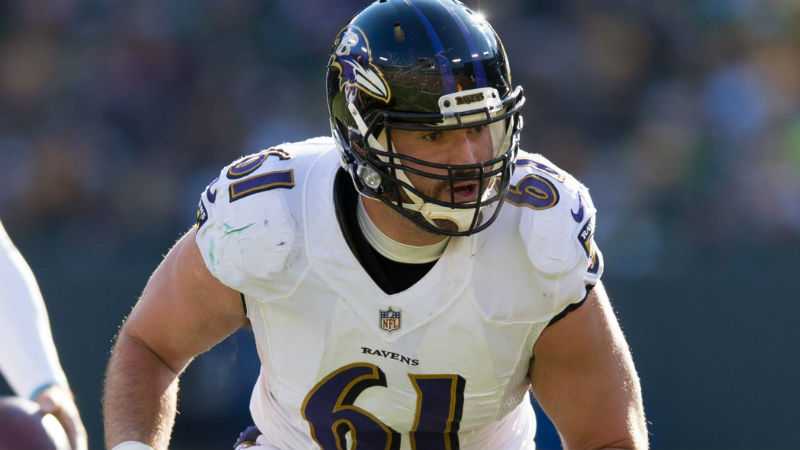 Patriots Sign Former Ravens Interior Offensive Lineman Luke Bowanko ...