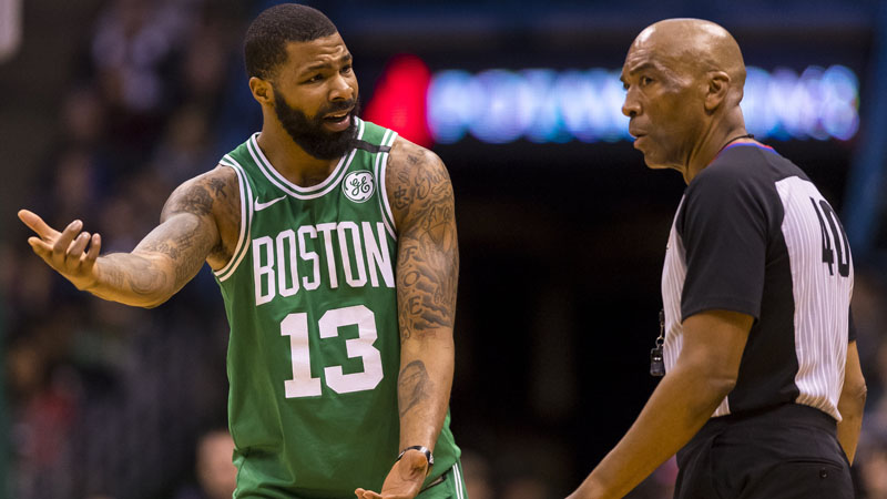 Marcus Morris Sorry He Slapped Ref's Butt In Celtics-Raptors Game ...