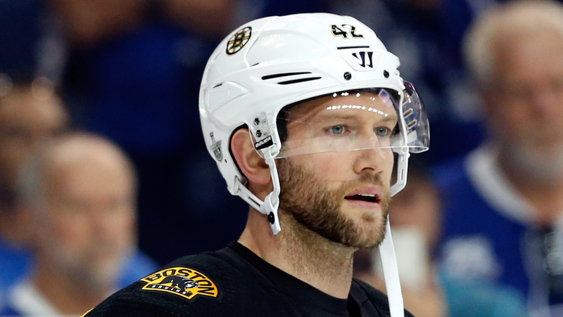 David Backes Update: Bruins Center Scratched Before Game Vs. Canucks ...