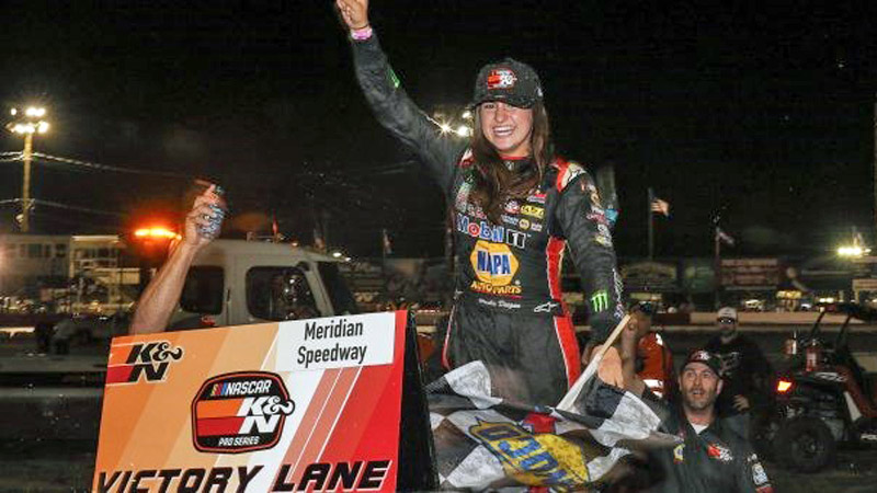Female NASCAR Driver Hailie Deegan, 17, Makes History With Win In Idaho ...