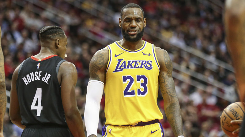 Why Did LeBron James Play Defense With Hands Behind Back Vs. Rockets ...