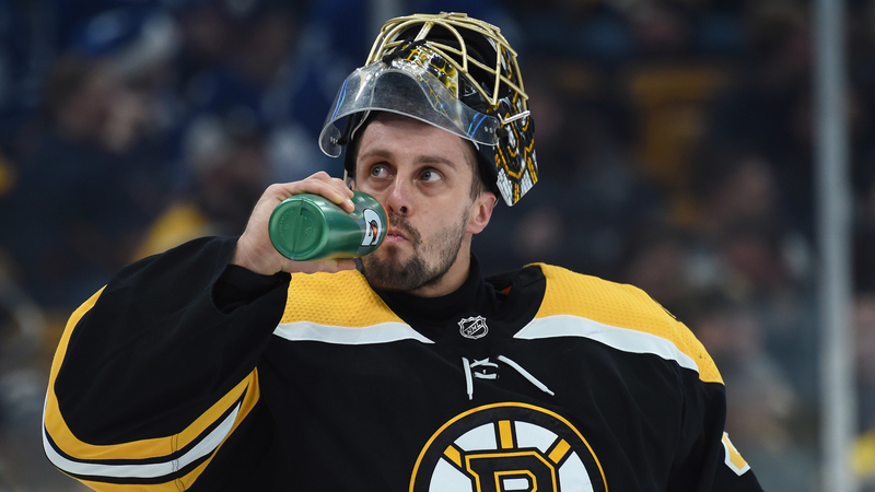 Jaroslav Halak Locked In During Bruins' Overtime Win Against Avalanche ...