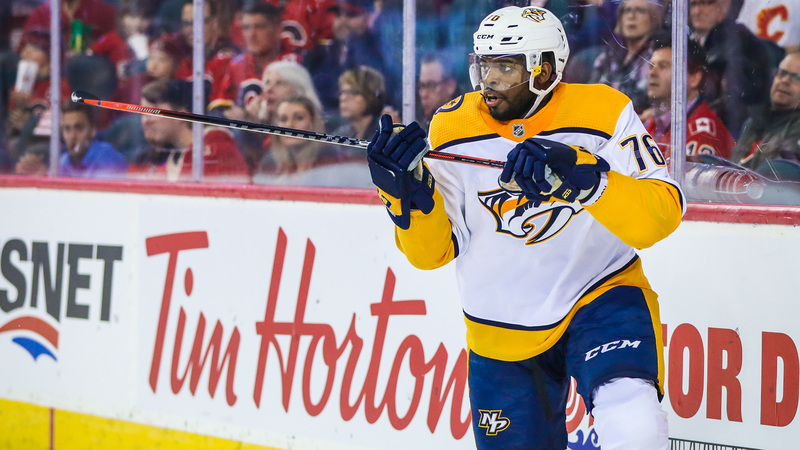 P.K. Subban Bids Predators Farewell With Heartfelt Message On Twitter ...