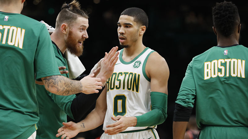 Watch Jayson Tatum Posterize Ben Simmons After Spin Around Joel Embiid ...