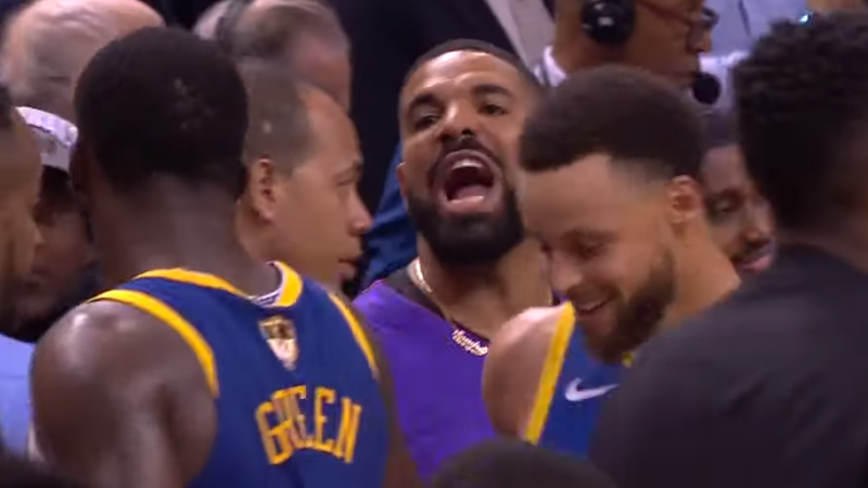 Drake, Draymond Green Exchange Words After Game 1; Just Don't Call It 'A Tussle' - NESN.com