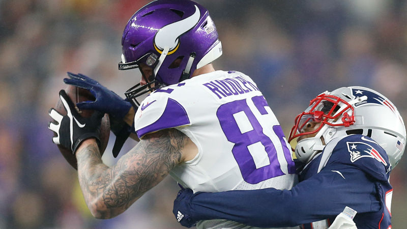 Kyle Rudolph-To-Patriots Hopes Dead After Tight End Gets Vikings ...