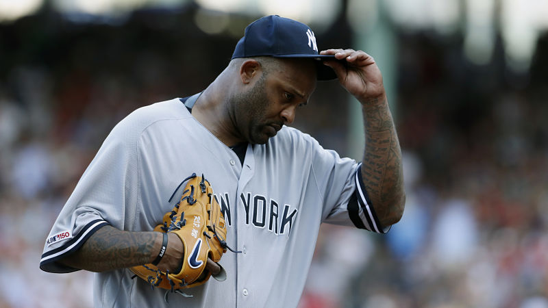 Red Sox Honor CC Sabathia During Final Series Of Career At Fenway Park ...