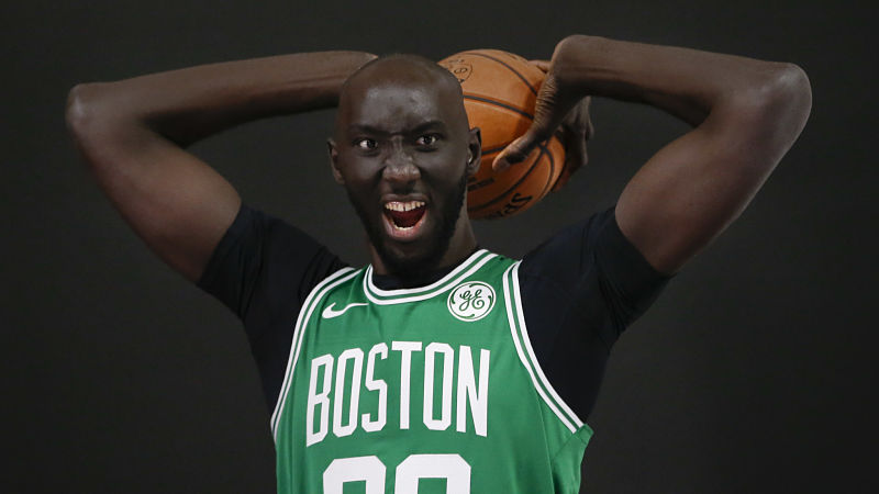 Tacko Fall Caught Kevin Durant's Attention With Epic Preseason Block ...