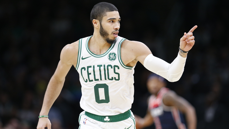 Watch Jayson Tatum Play Basketball With Young Son Before Celtics-Knicks ...
