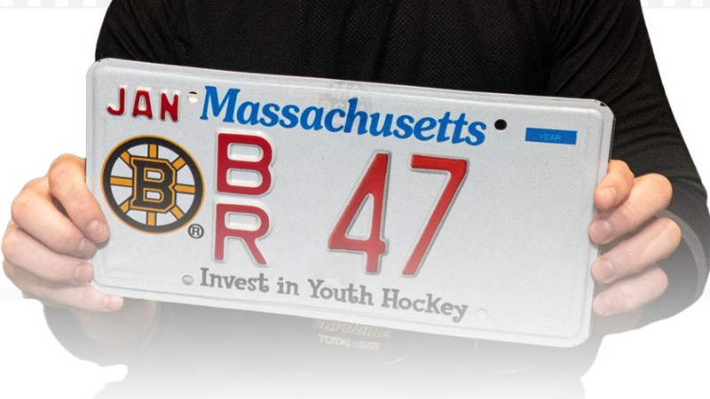 Win Special Bruins License Plates In Raffle, Auction To Benefit Youth ...