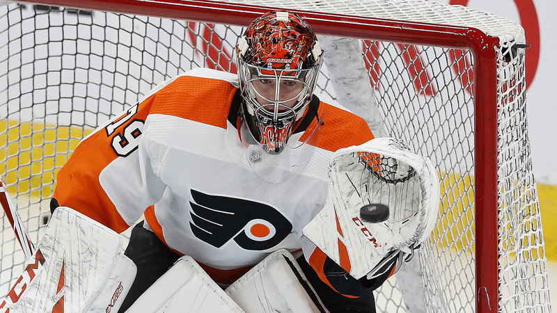 Carter Hart Stonewalls David Pastrnak On Late Penalty Shot To Force OT ...