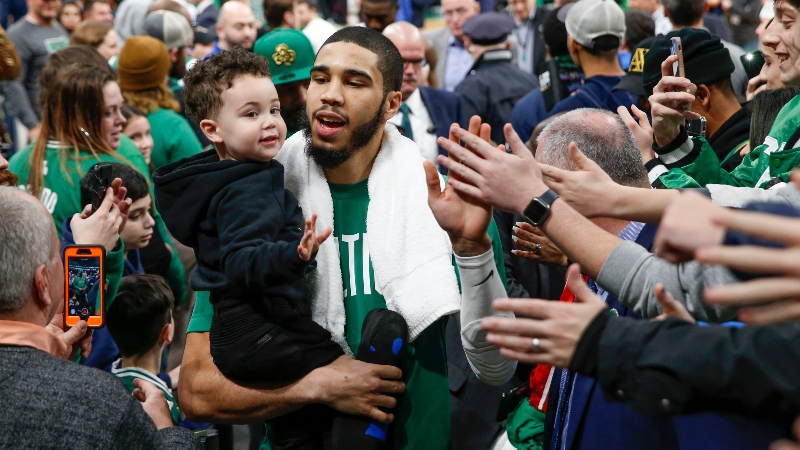 Jayson Tatum Pens Heartwarming Letter To Son, Deuce, For Father's Day ...