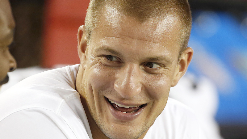 Watch Rob Gronkowski React To Seeing His Bucs Uniform For First Time ...