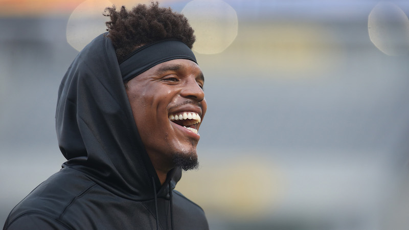 Here's Amazing Outfit Cam Newton Wore To Gillette Stadium For Patriots ...