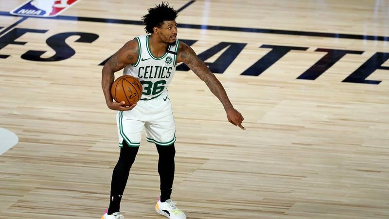 Watch Celtics' Marcus Smart Show Off Throwing Arm Playing Football In ...