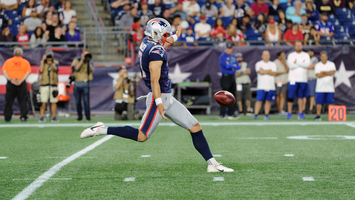 Patriots' Jake Bailey Cracks Joke About Ability To Land Punts Inside 20 ...