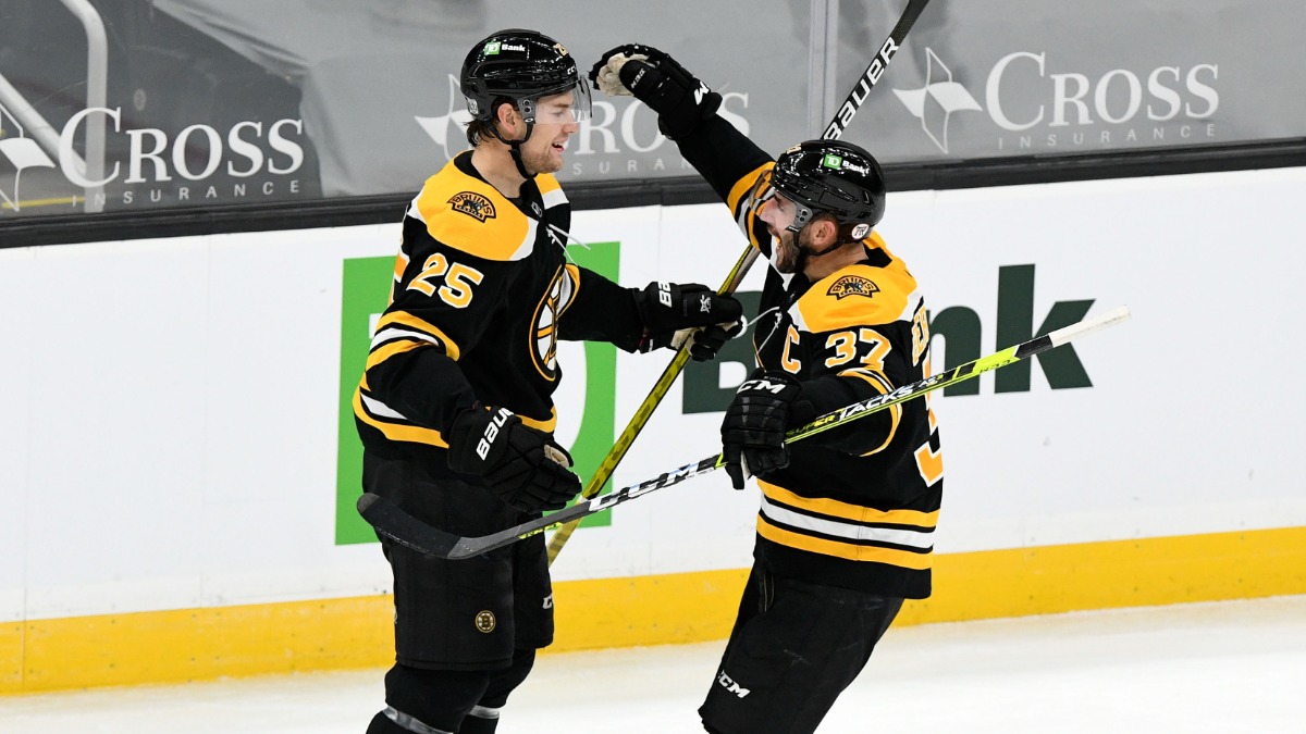 Patrice Bergeron Explains Significance Of Bruins' Blueline Absences