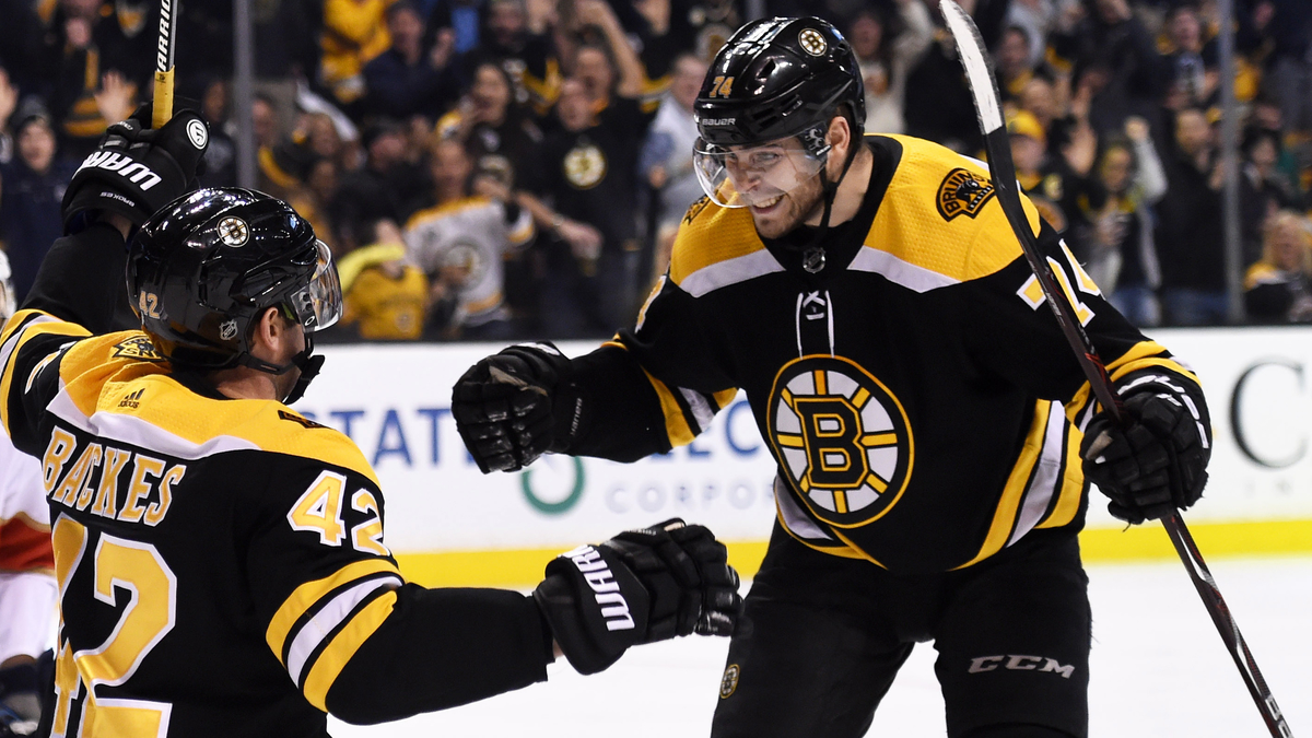 Bruins Players Salute David Backes As He Plays Likely Last Games