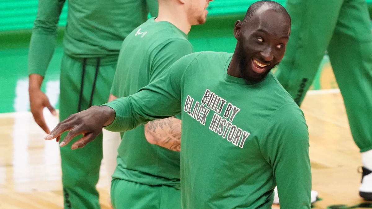 Watch Tacko Fall Hilariously Make Giant Tacos On 'Jimmy Kimmel Live'