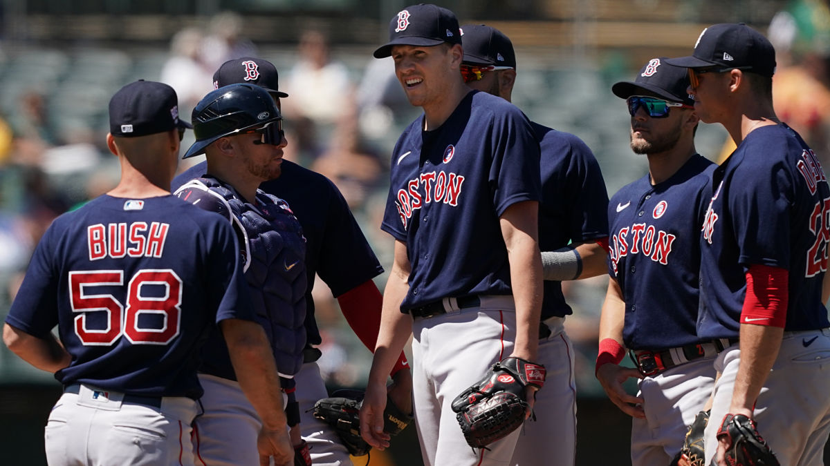 Red Sox Take Awesome USA-Themed Team Photo After Beating Athletics