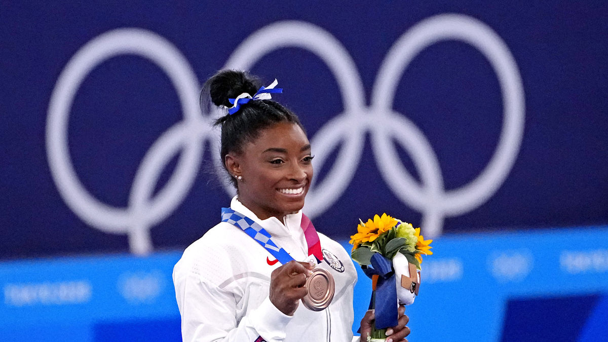 Simone Biles Wins Bronze Medal On Balance Beam At Tokyo Olympics