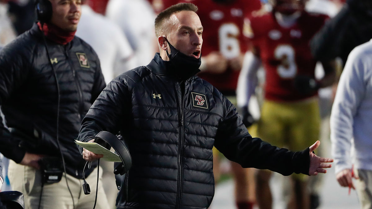 Boston College Football Coach Jeff Hafley Previews Upcoming Season