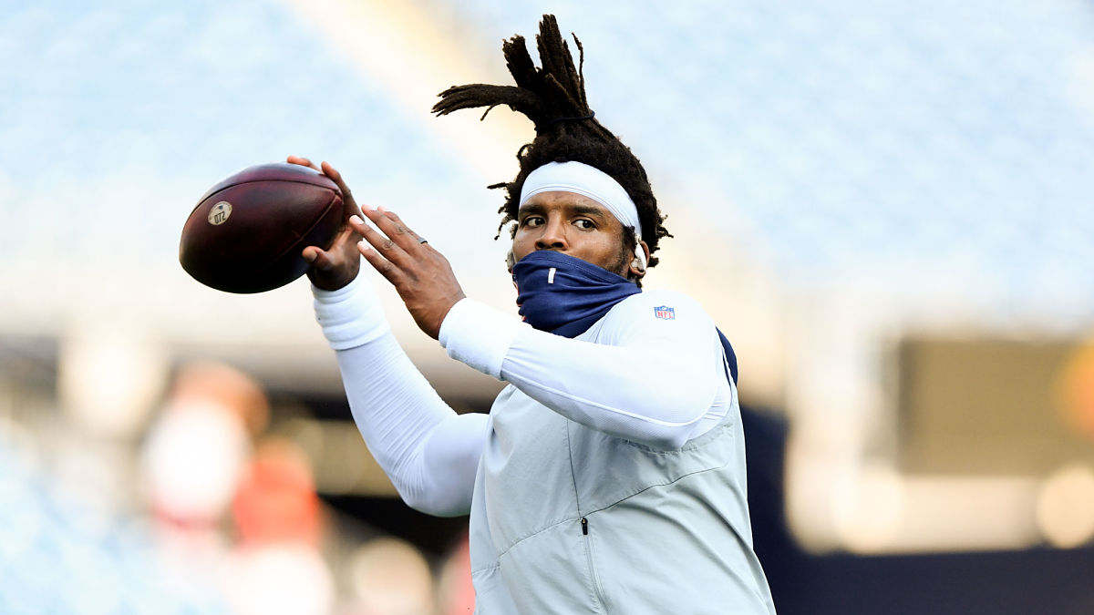 Cam Newton Fit Check: What QB Wore To Panthers Contract Signing