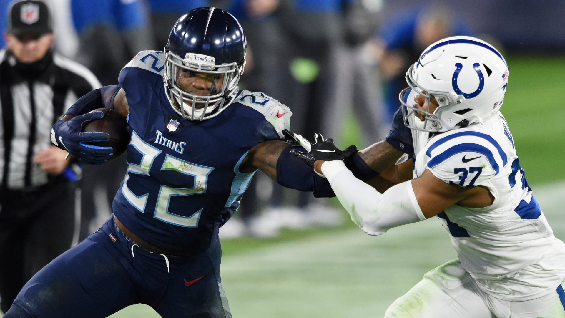 Titans RB Derrick Henry (Foot) Will Practice Wednesday, Longshot To ...