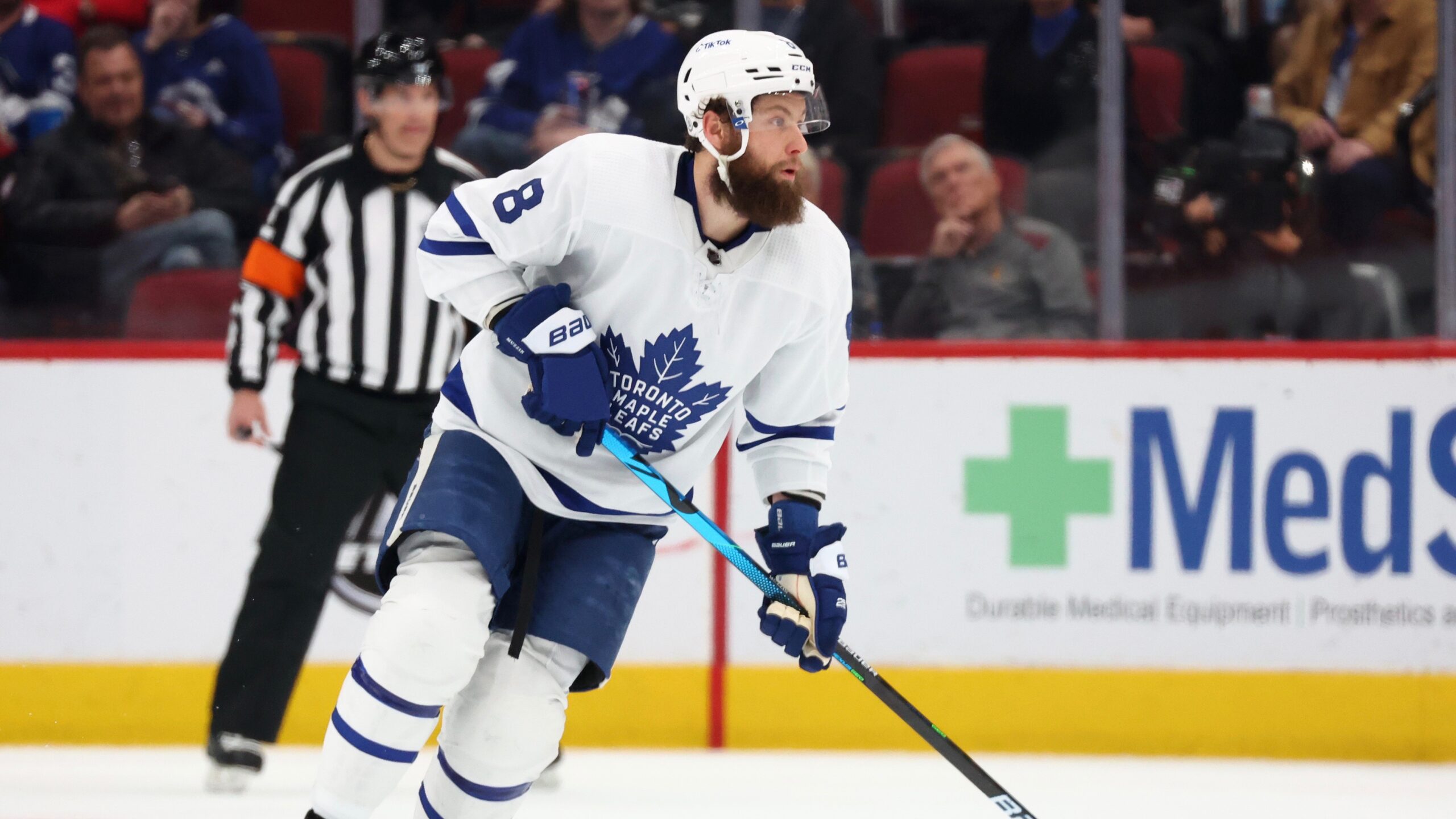 Maple Leafs Defenseman Jake Muzzin Left Game Following Collision