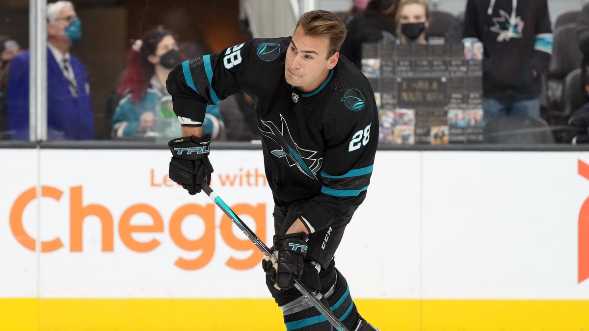 Timo Meier Leads Sharks With 52 Points As Bruins Head To San Jose