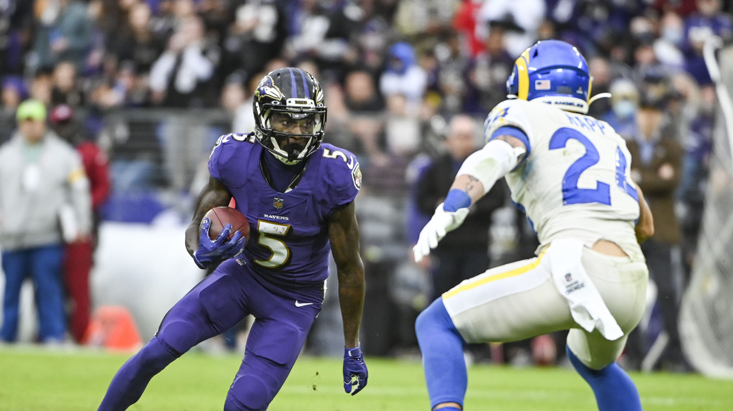 The Ravens are expected to keep Marquise Brown in the fold