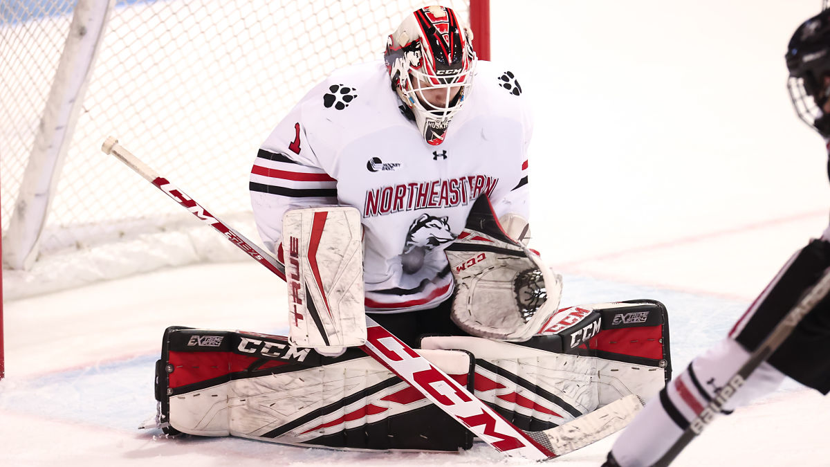 Northeastern's Devon Levi Named Finalist For Mike Richter Award