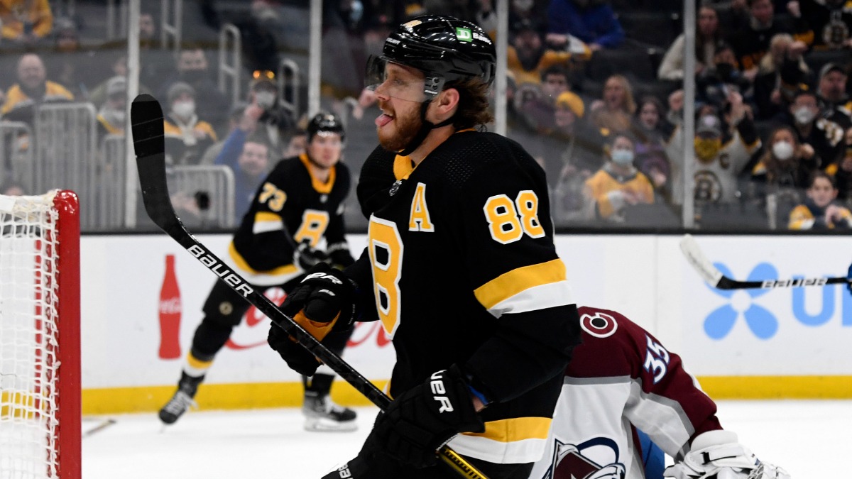 Relive David Pastrnak's Two-Goal Day In Bruins Victory Vs. Avalanche