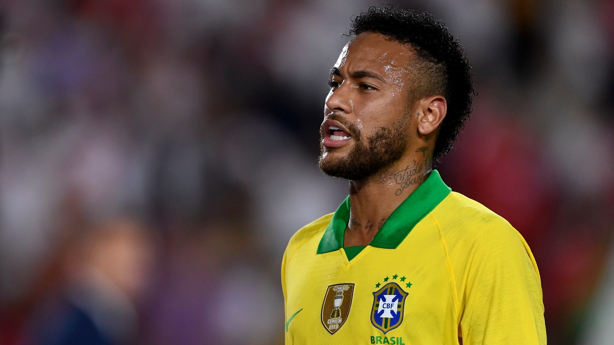 Neymar Tackled To Ground By Invaders At Brazil's Open Soccer Practice ...