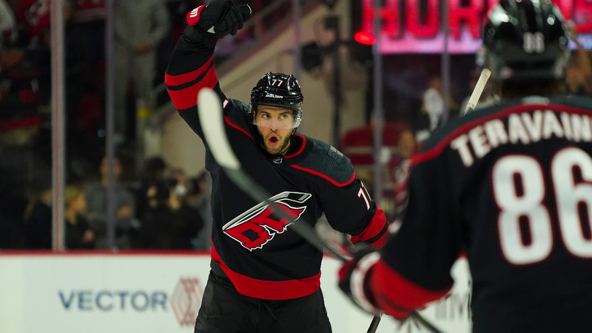 Tony DeAngelo Acknowledges Boston Media After Hurricanes' Game 5 Win