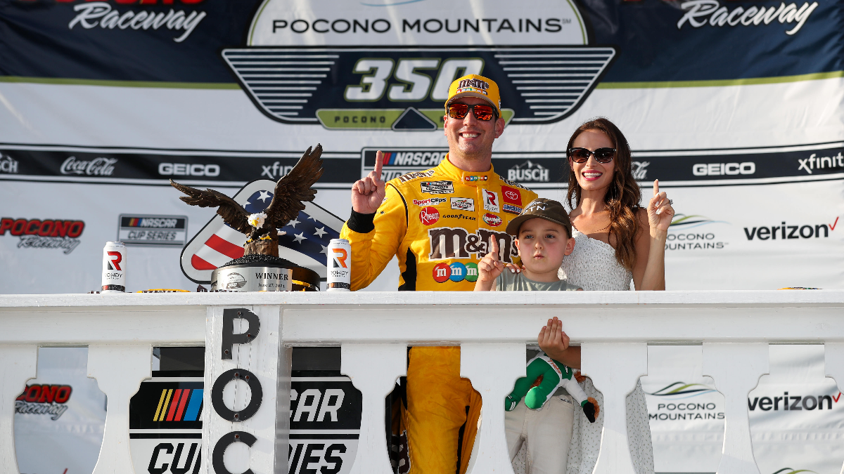 Kyle Busch's Son Shows Off Signing Bonus From Contract With Dad's New Team