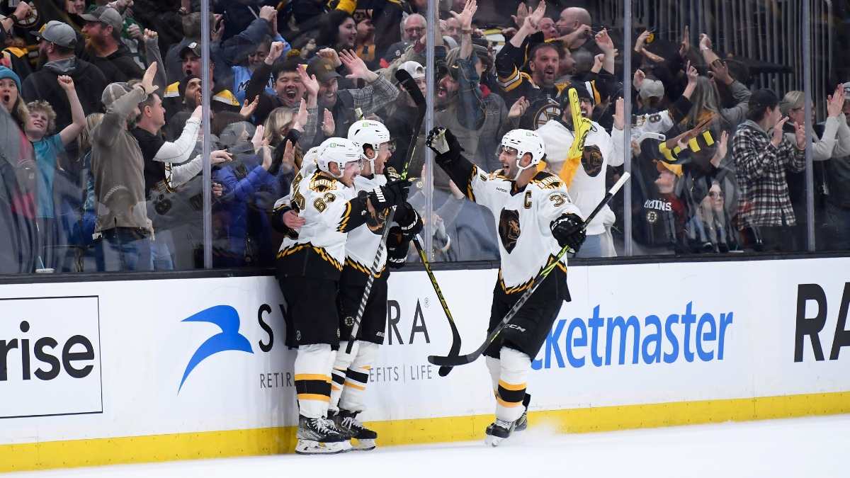 Watch Bruins Make NHL History With David Pastrnak's OT Goal
