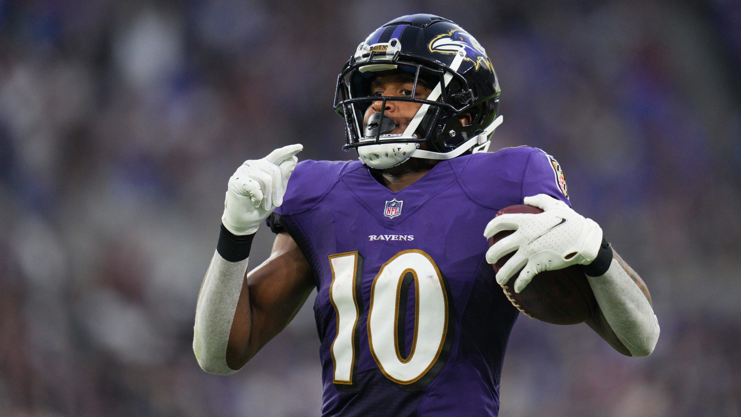 Ravens WR Demarcus Robinson Limited in Practice on Friday