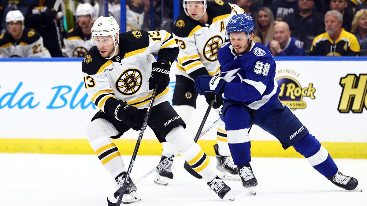 Bruins Score Two Goals In 31 Second To Take Lead Vs. Lightning