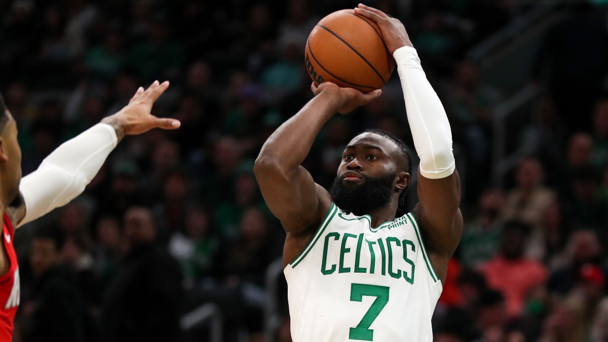How Painful Smack Helped Jaylen Brown Light It Up Vs. Rockets