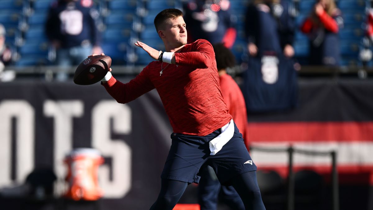Patriots QB Bailey Zappe Details Offseason Goals After Rookie Year