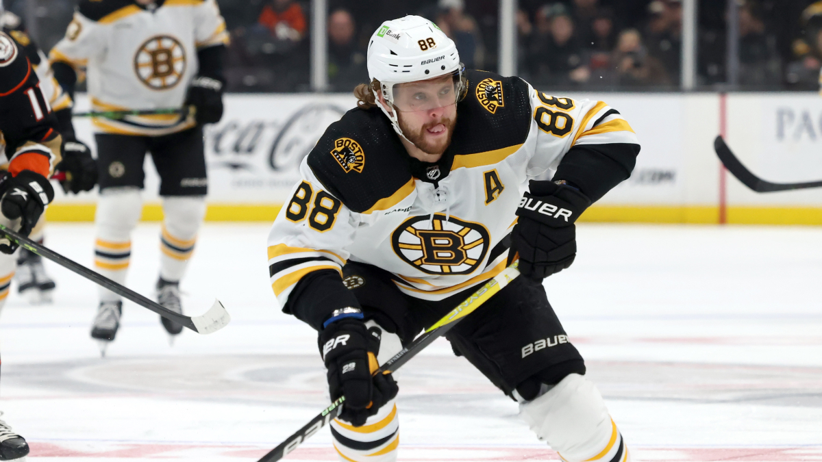 Watch David Pastrnak Secure Hat Trick With Sweet Breakaway