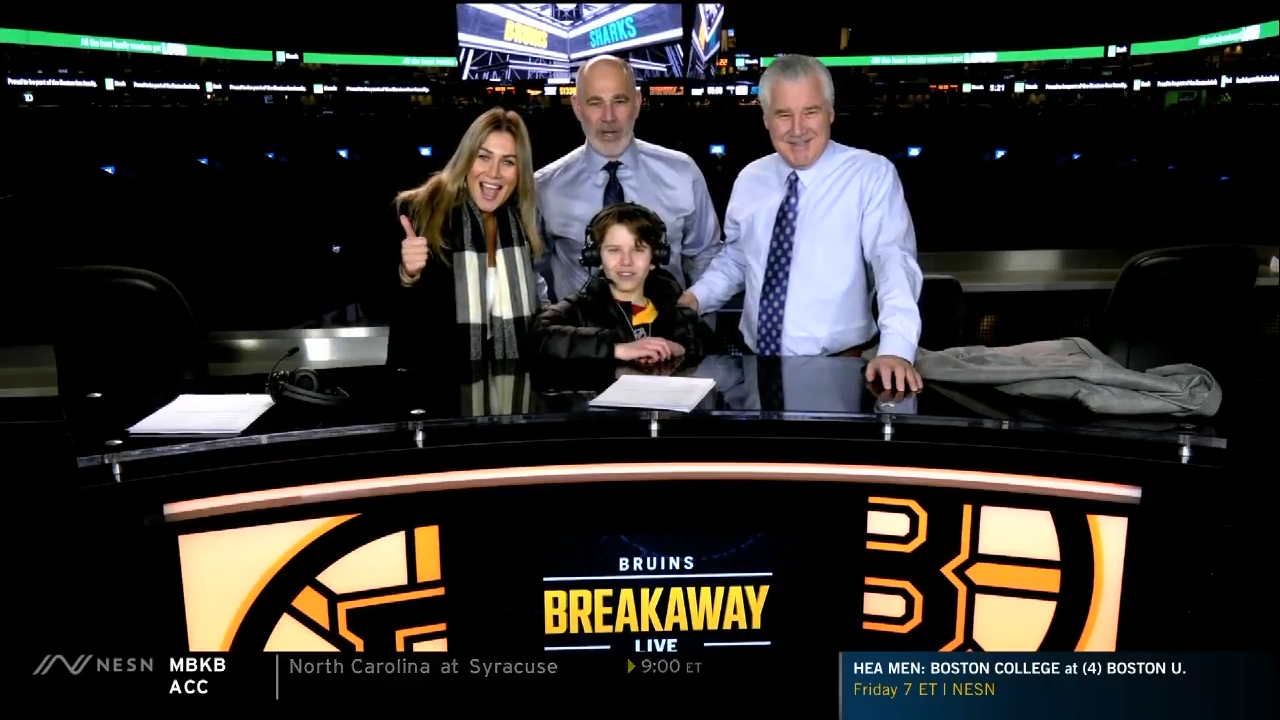 Make-A-Wish Day In NESN Bruins Broadcast - NESN.com
