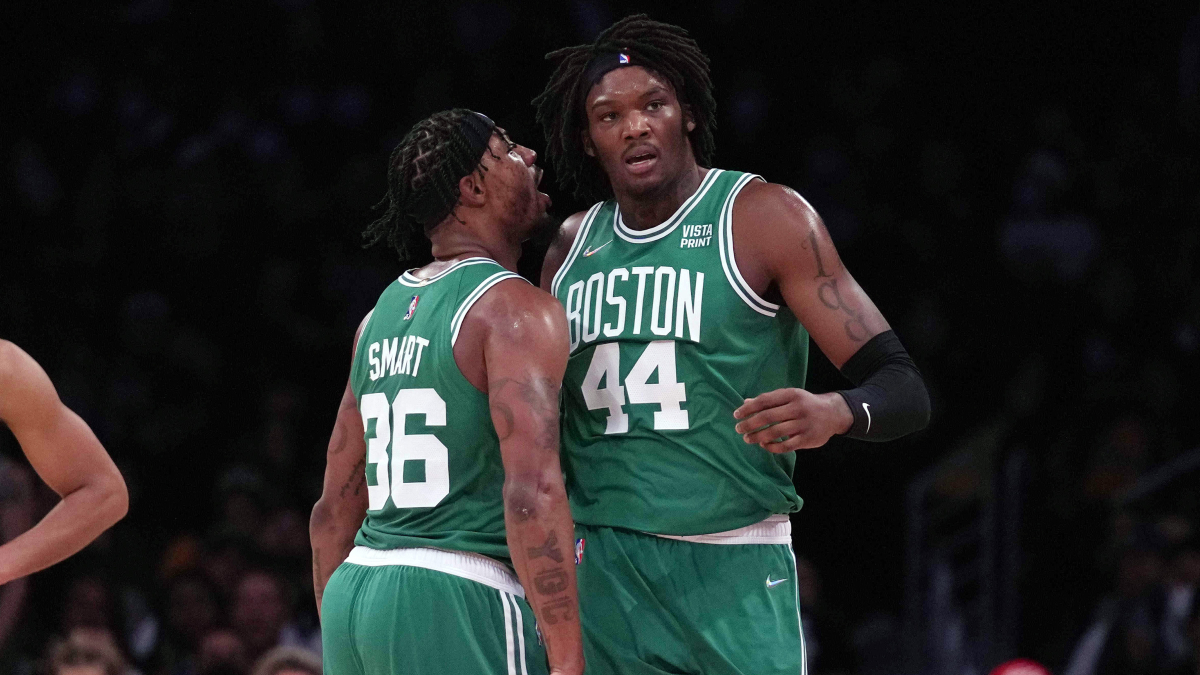 Celtics' Marcus Smart Helped Off Floor, Ruled Out With Robert Williams