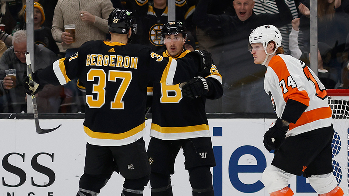 Bruins' Patrice Bergeron On Fire During Point Per Game Streak