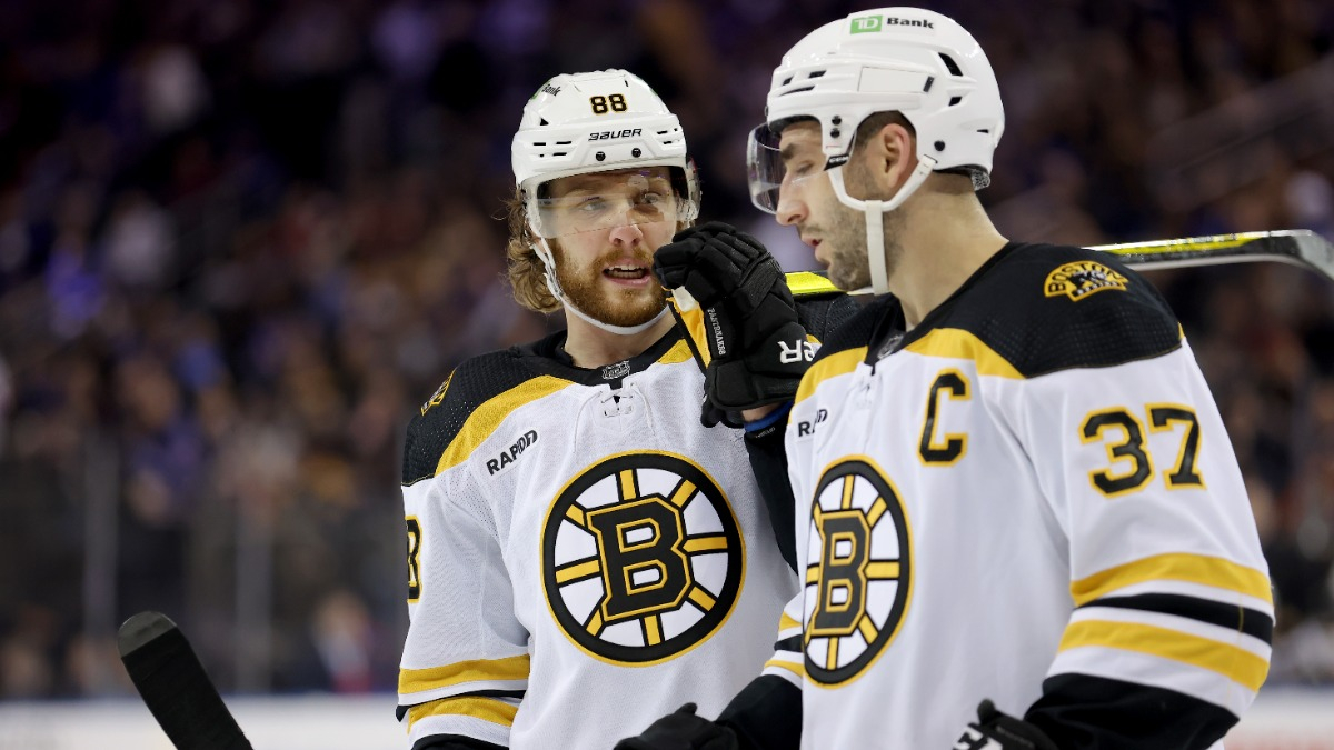 Bruins Tease Game 5 Lines With Patrice Bergeron Back At Practice