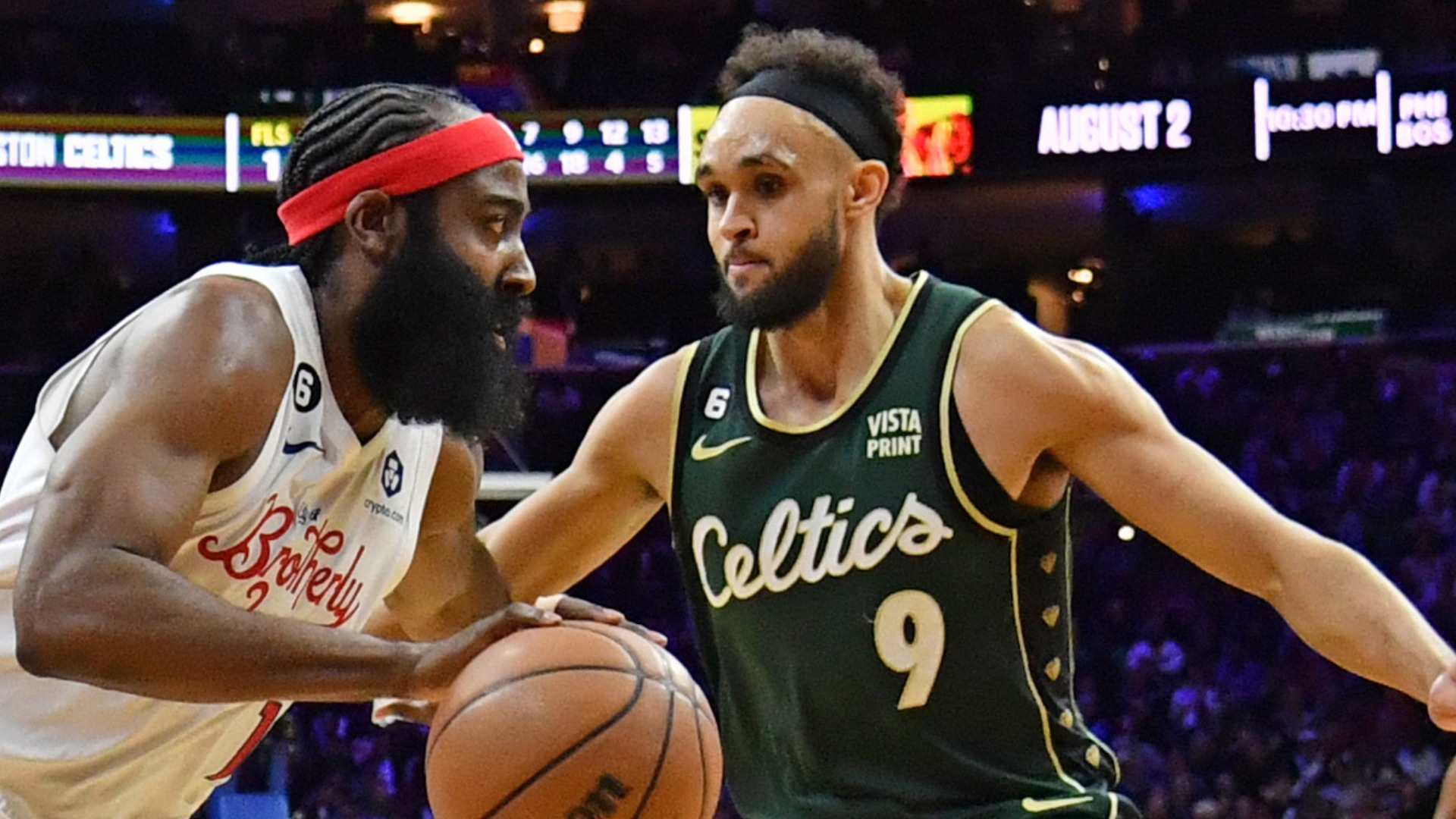 Celtics' Derrick White Had Funny Response To Neck Scratch Vs. 76ers